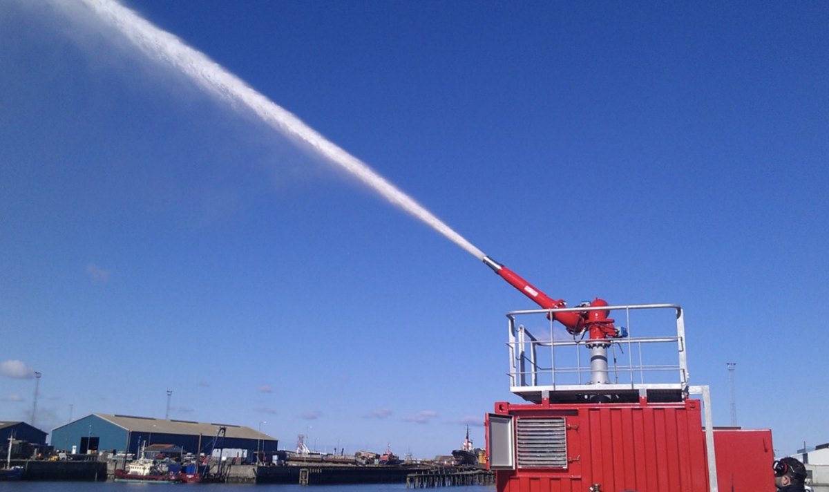 FiFi Electric fire water monitor – InnoVfoam